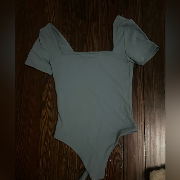 Aritzia | Tops | Aritzia Xs Body Suit Blue Color | Poshmark
